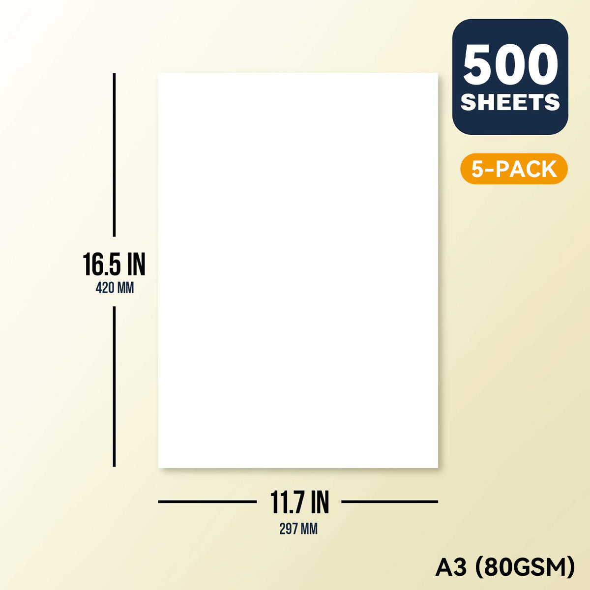 A4 and A3 Printing Paper with High Opacity and 2500 Sheets | Aimall