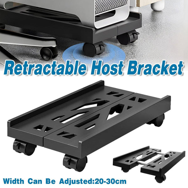 Plastic Computer Case Bracket Retractable Mobile Host Shelf for Under ...