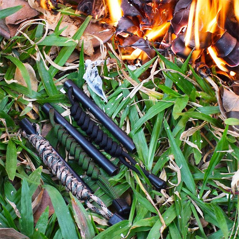 Ferrocerium Flint Rod 15cm x 1.3cm Survival Fire Starter with Striker ...