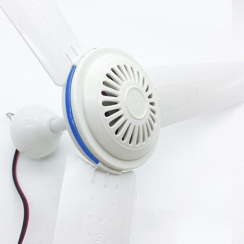 Portable 12V Ceiling Fan 3 Blade 0.7AMP HQ Caravan Camping For Solar ...